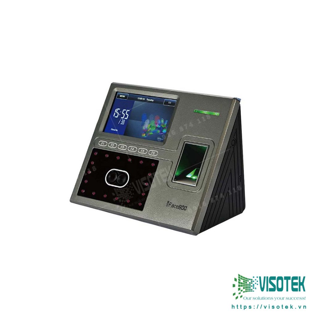 Máy chấm công vân tay và nhận diện khuôn mặt IFACE 800