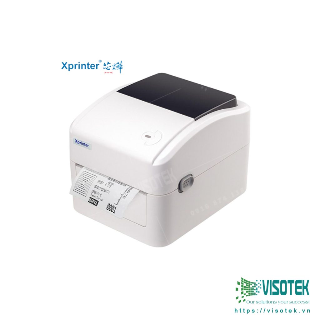 Máy in tem mã vạch Xprinter XP-420B (USB + LAN)
